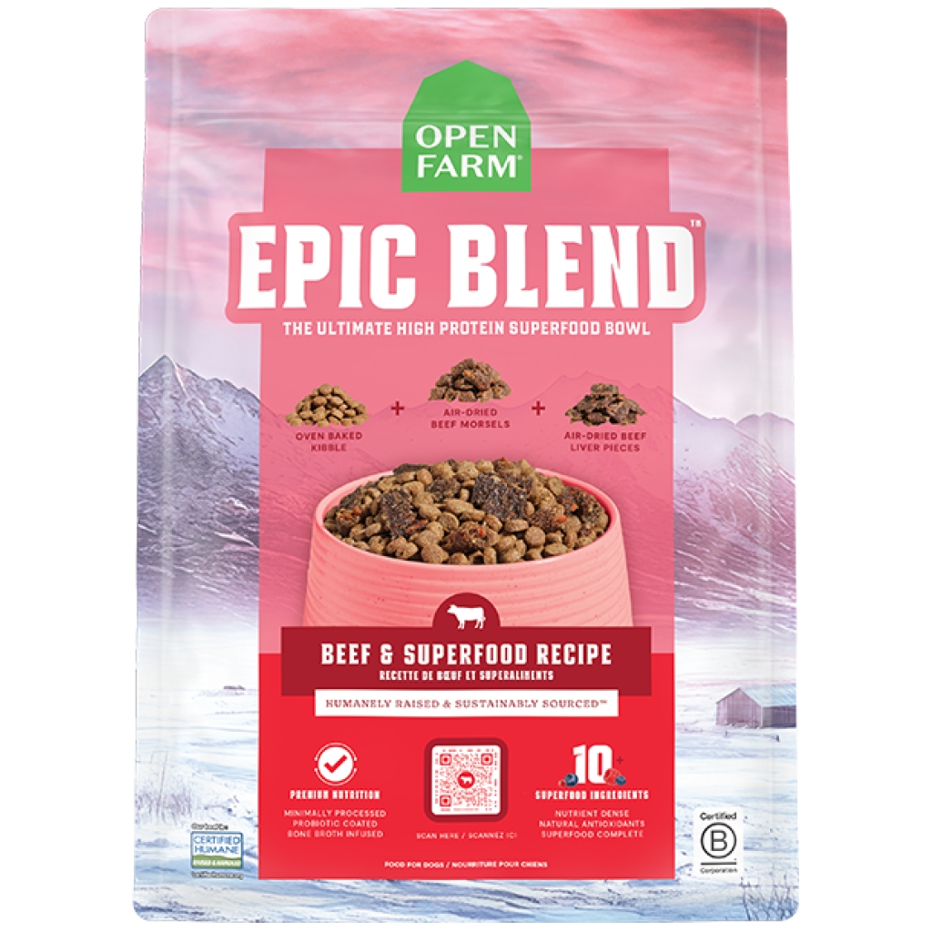 Open Farm Epic Blend Beef & Superfood Recipe Dry Dog Food – 3.5 lb ...